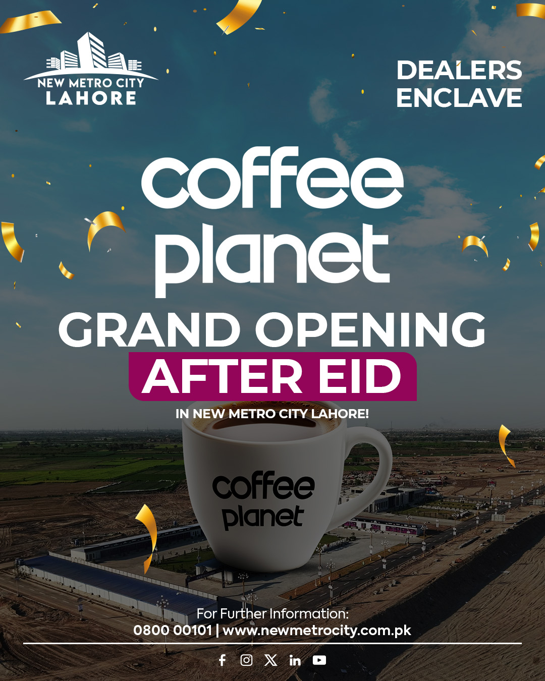 Coffee Planet Grand Opening | New Metro City Lahore